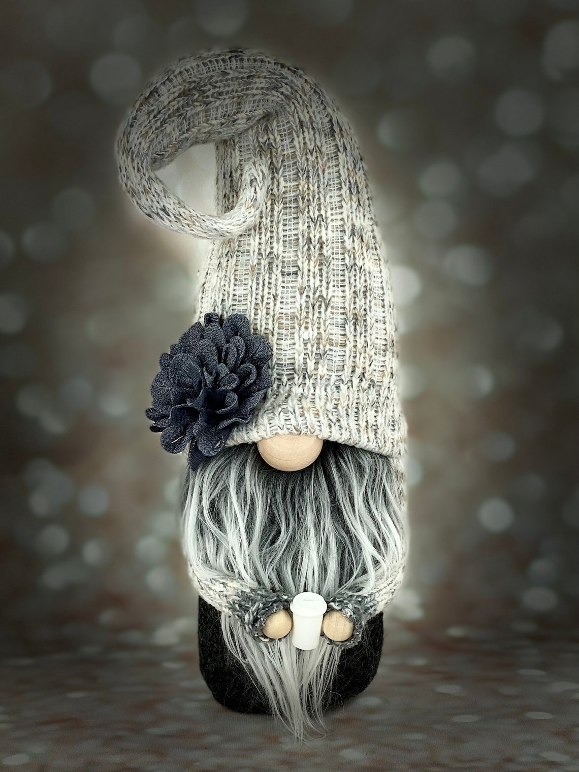 Coffee Gnome Handmade Gnome Coffee Bar Decor Barista Gifts - Etsy