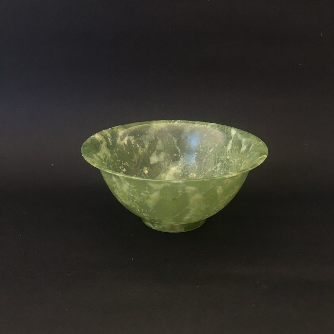 Green Jade Small Bowl - Feng Shui and Aesthetics - Etsy