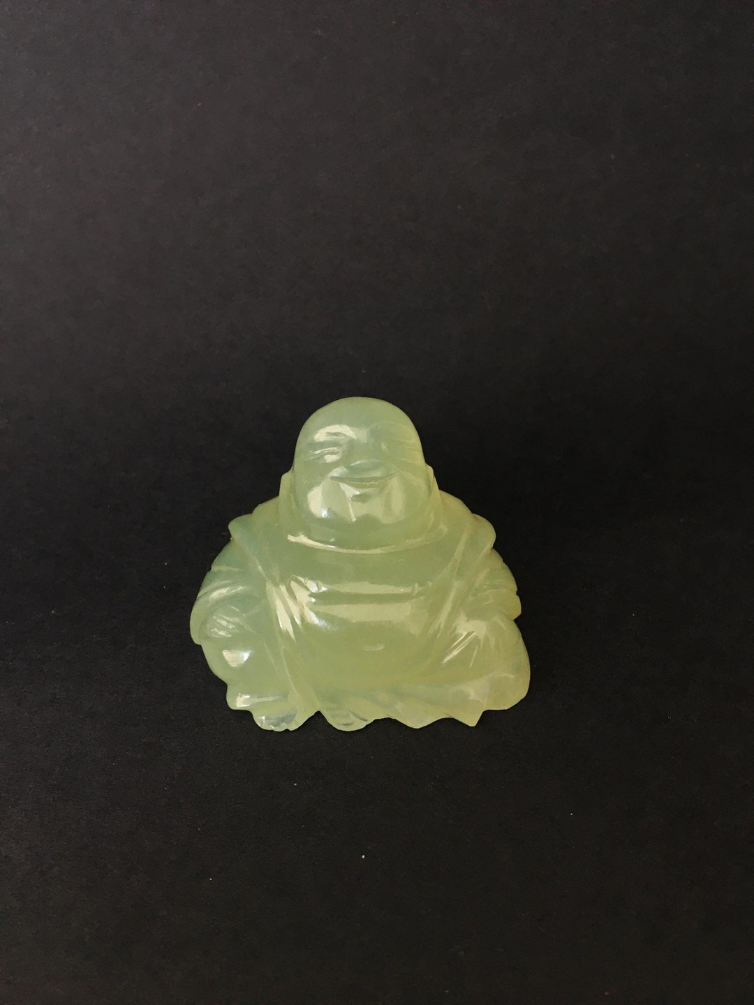 Mini Jade Buddha Figurine - 3cm Pocket-sized Serenity Stone, Perfect ...