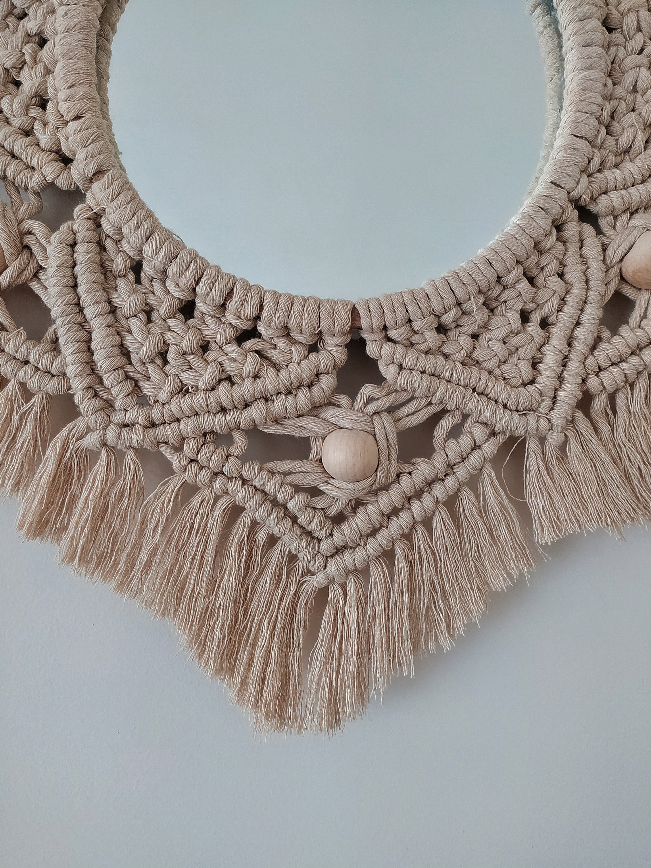 Macrame Mirror. Mandala Mirror. Mandala Wall Hanging. Home Decor. Boho ...