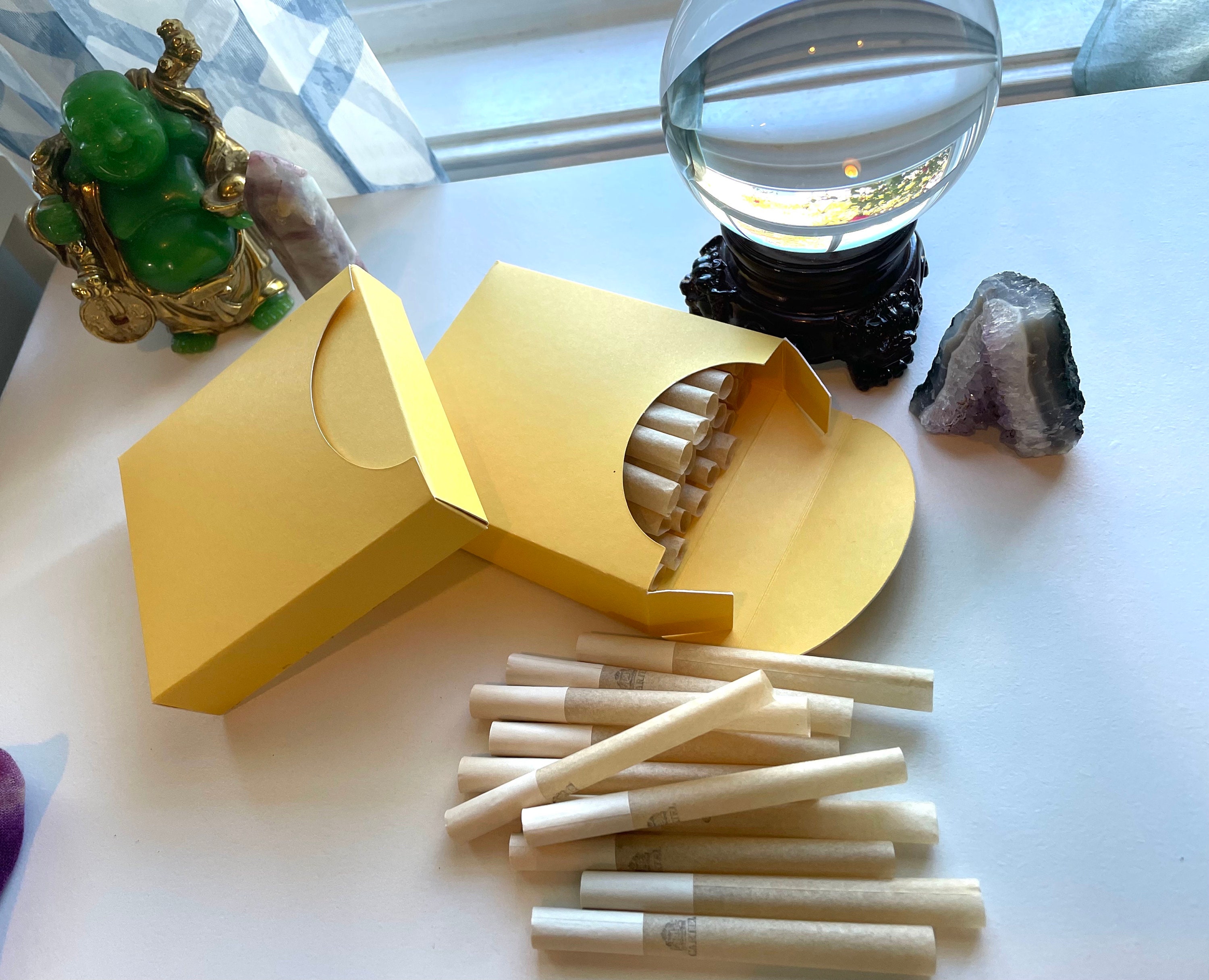 24 Pre Rolls Filtered Tubes - Herbal Rolls - Unbleached Paper Tubes ...