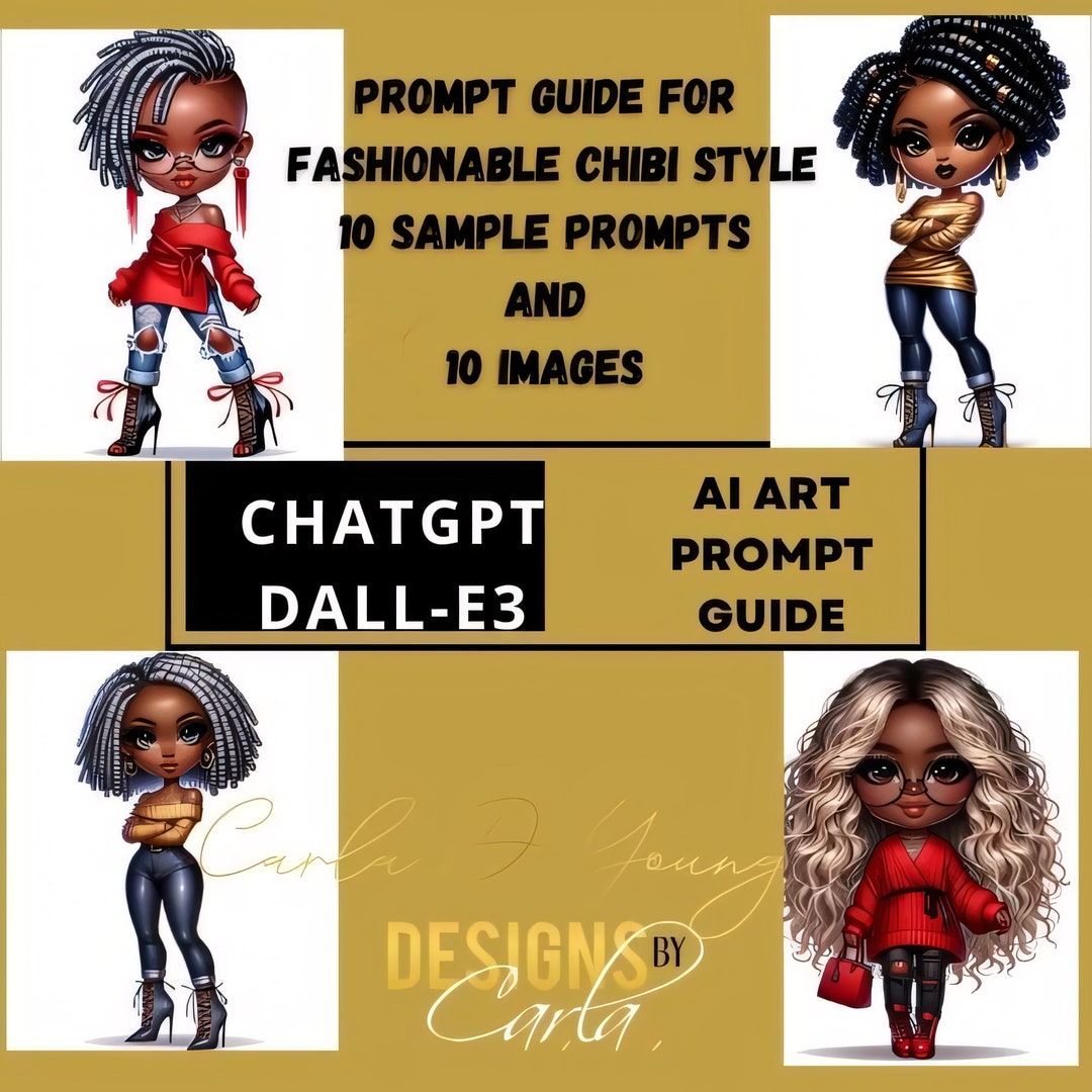 Fashionable Chibi Prompt Guide - Etsy