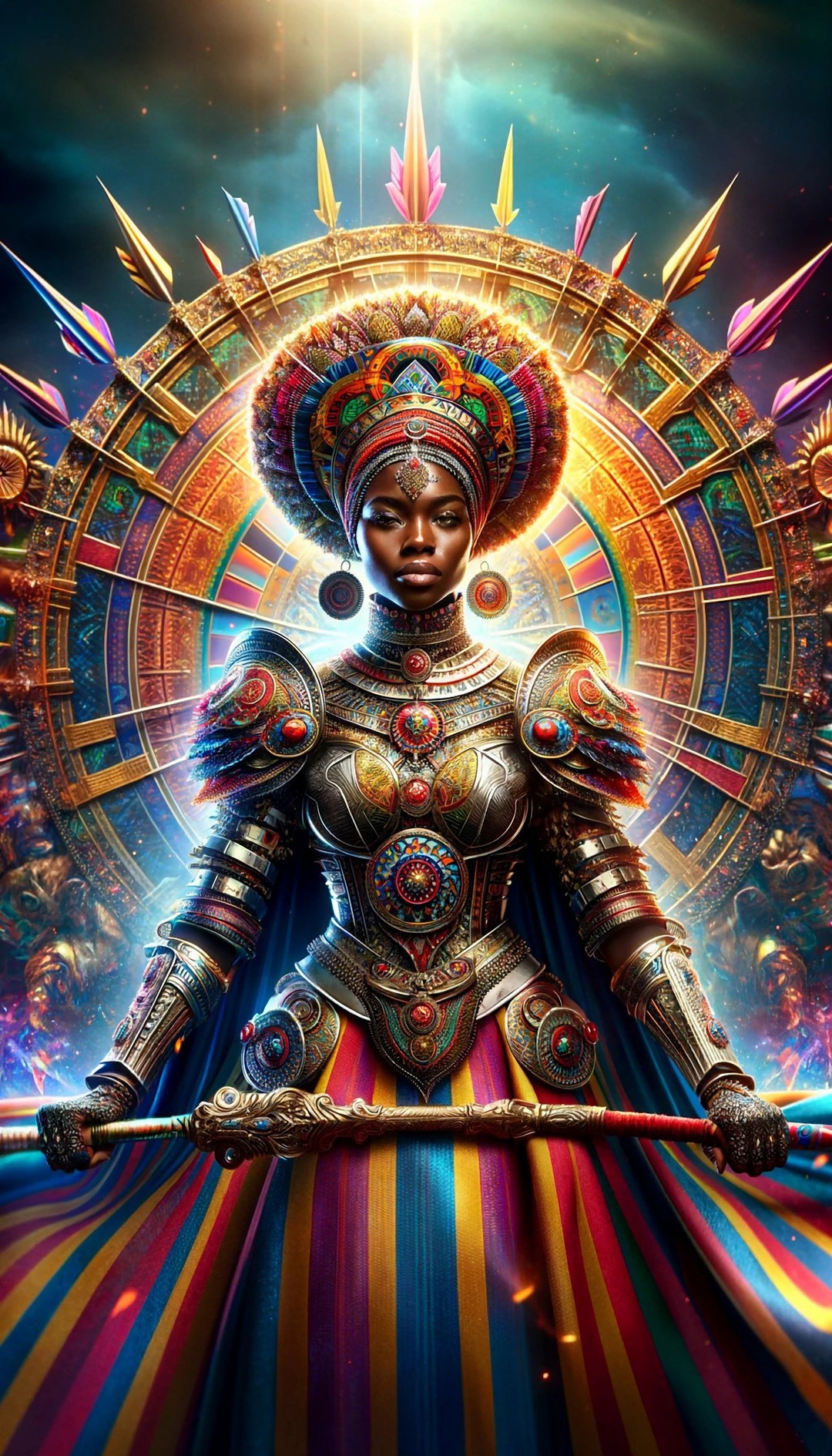 Digital Image Warrior Princess Lumivia Printable Art - Etsy