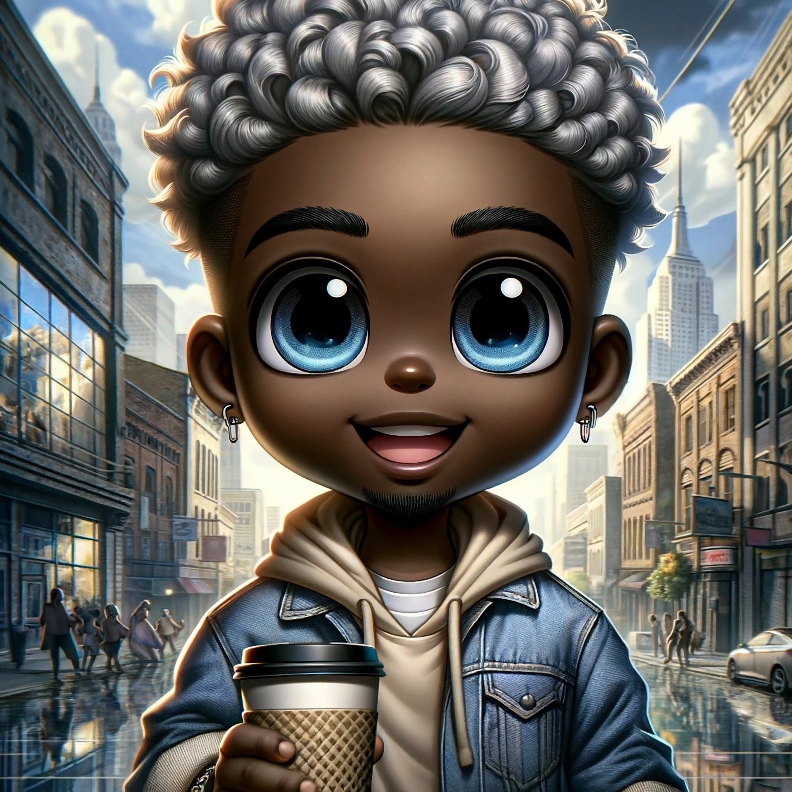 Chibi -coffee With Thomas - Etsy