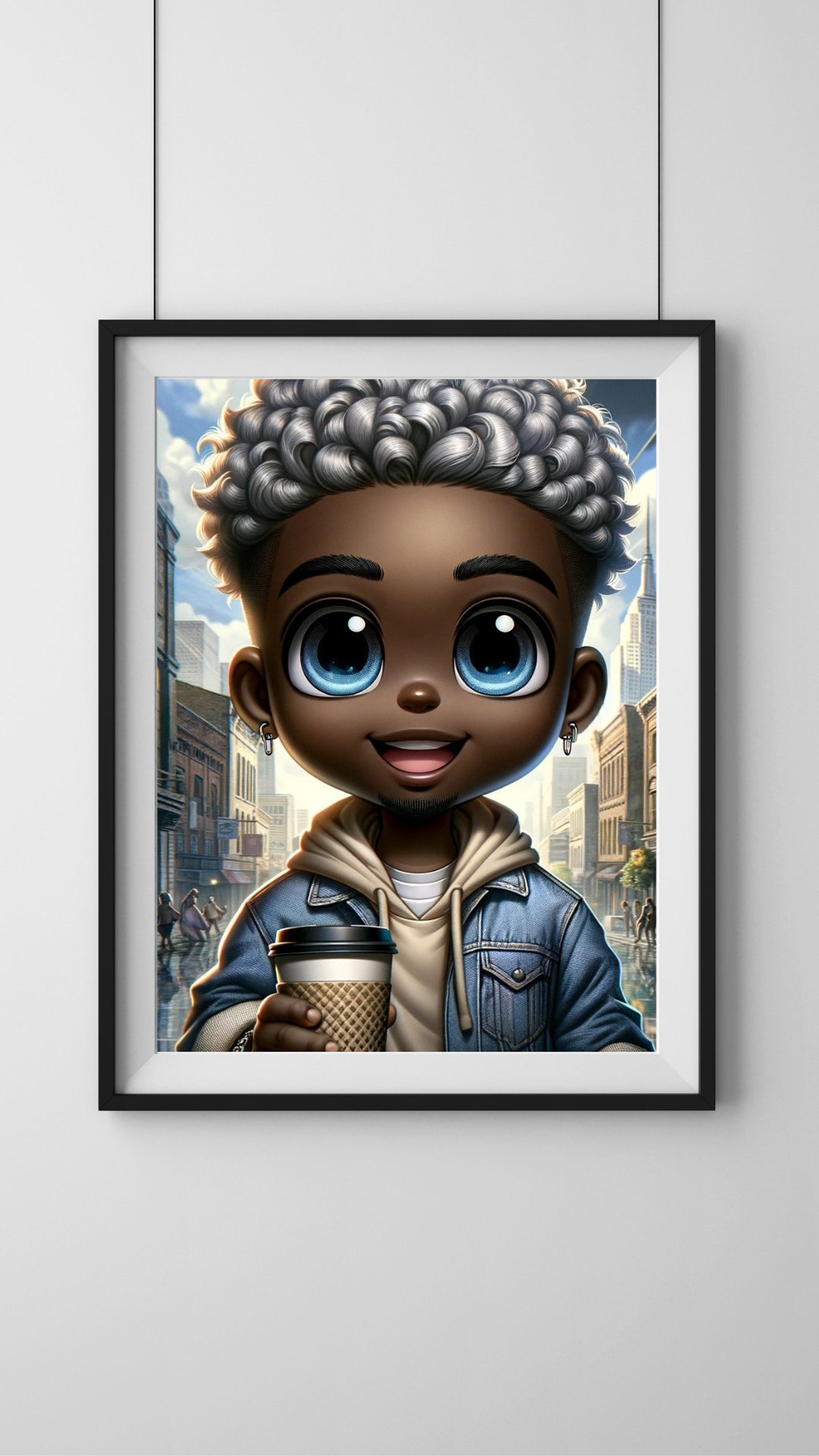 Chibi -coffee With Thomas - Etsy