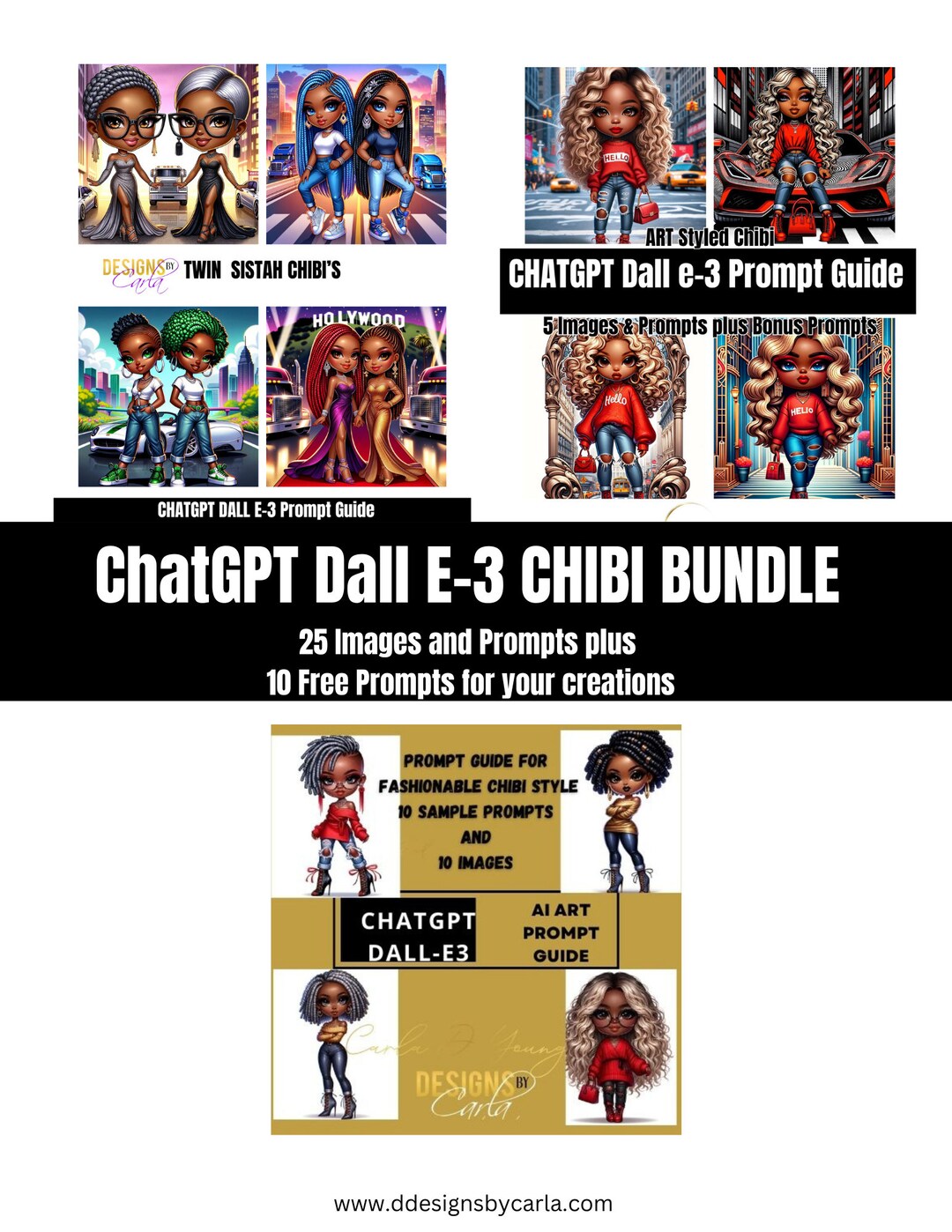 Ultimate Chibi Art Bundle: Twin Sistah, Art Styled, Fashionable Chibi ...