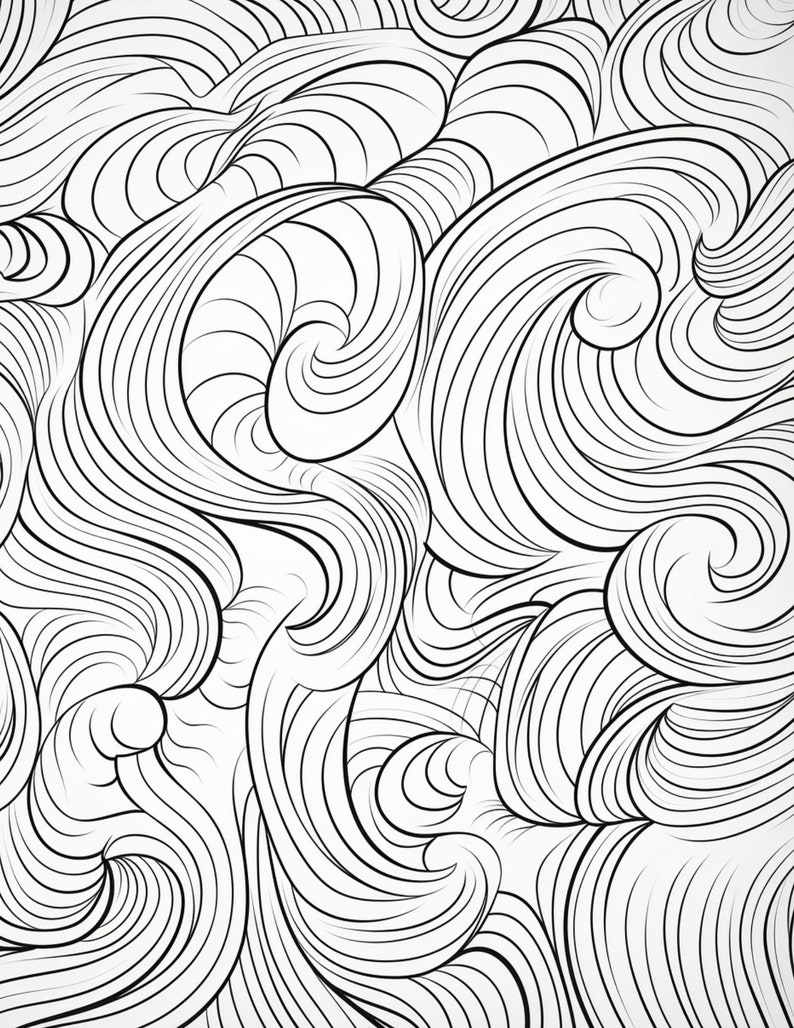 10 Healing Art Coloring Pages - Printable Stress Relief Patterns ...