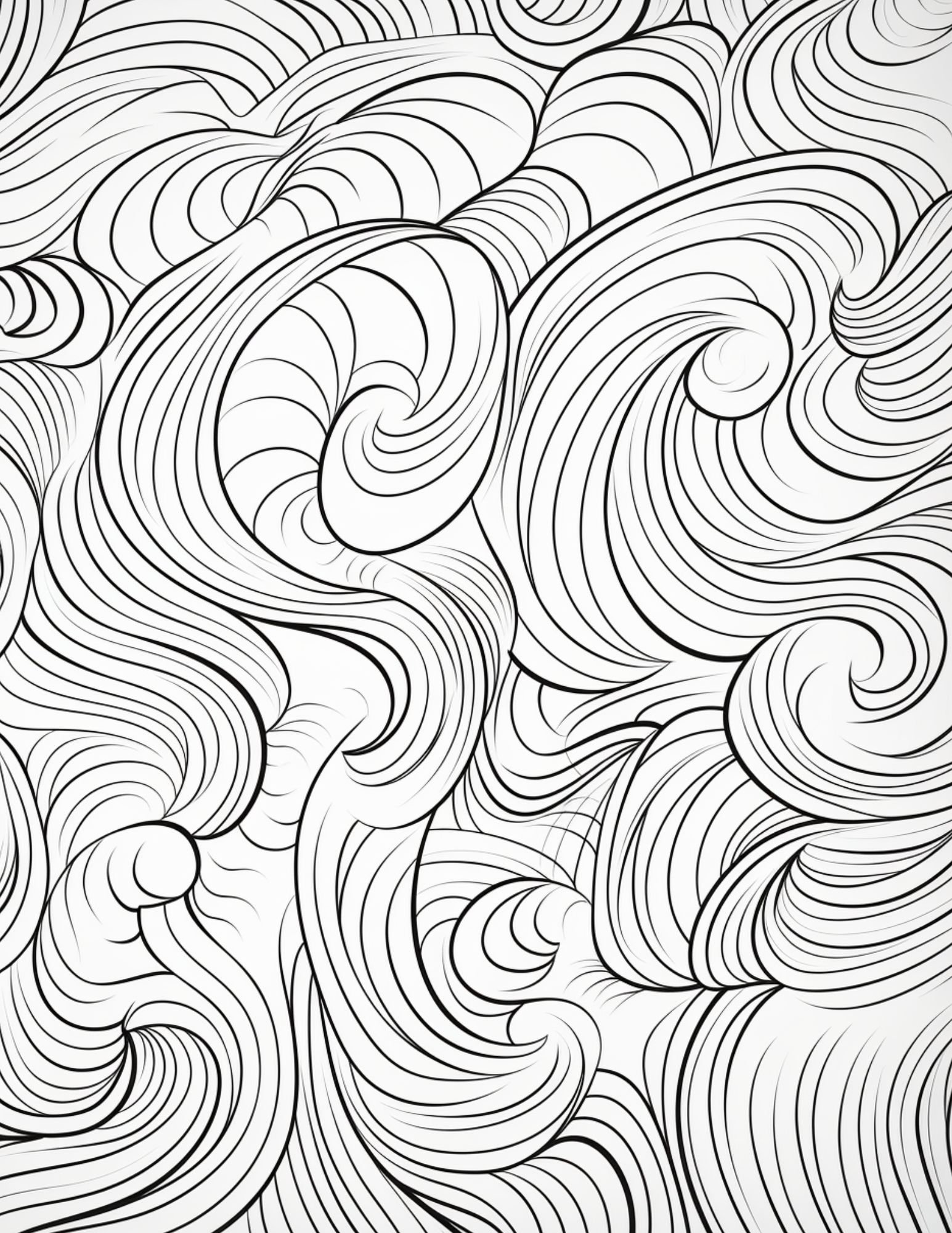 10 Healing Art Coloring Pages - Printable Stress Relief Patterns ...