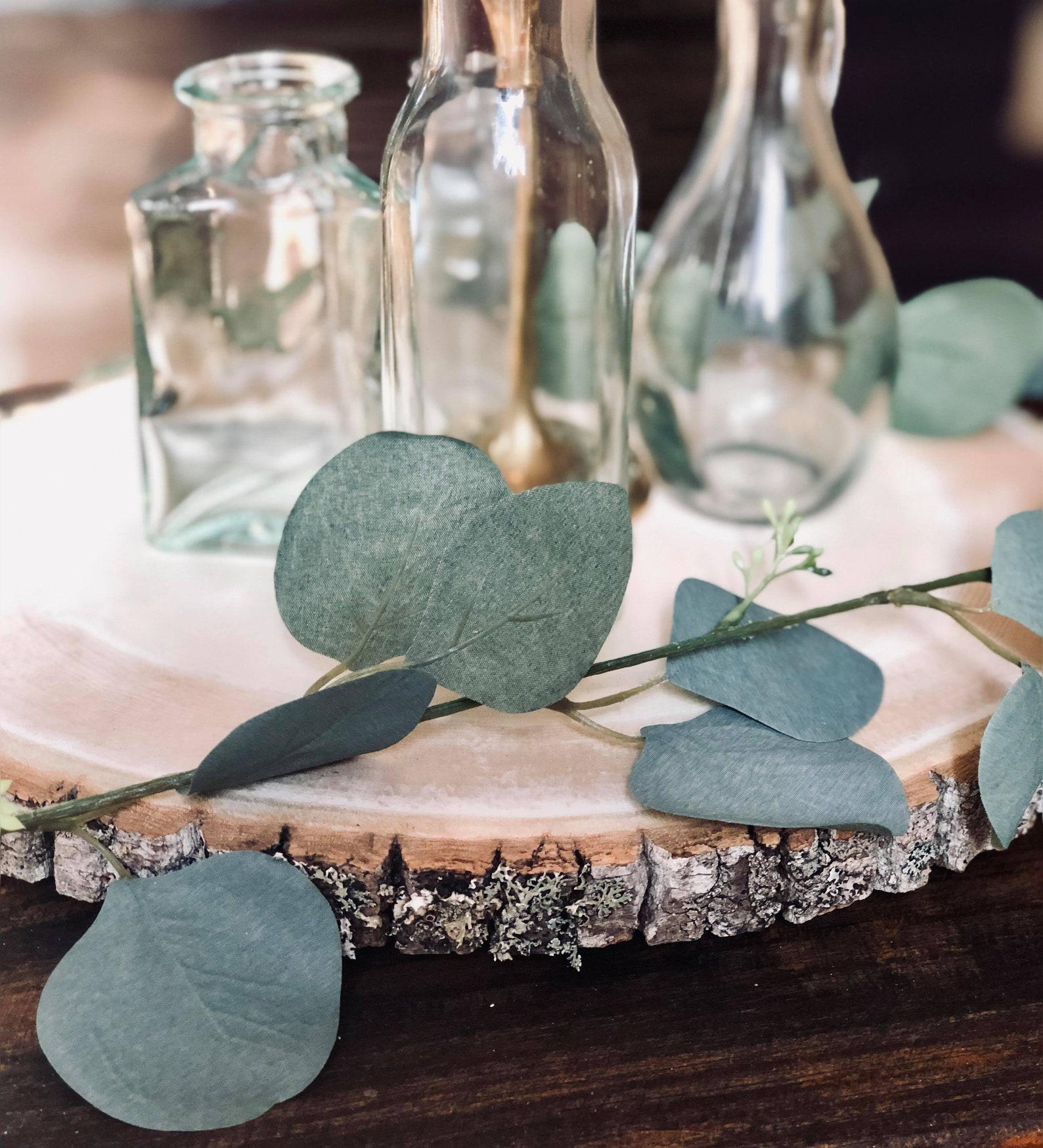 One 10-12" Rustic Wood Slice, Rustic Tree Slice, Rustic Wedding Decor ...