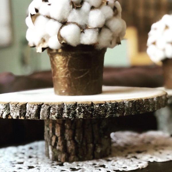 Rustic Cake Stand - Etsy