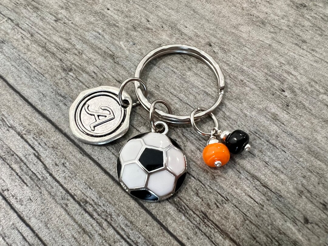 Soccer Team Gifts Big Soccer Ball Keychain Soccer Key Chain Soccer ...