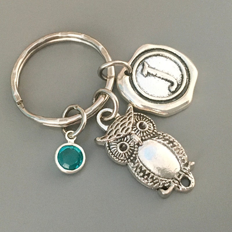 Owl Keychain - Etsy