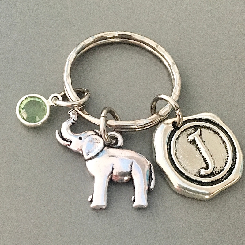 Lucky Elephant Keyrings - Etsy