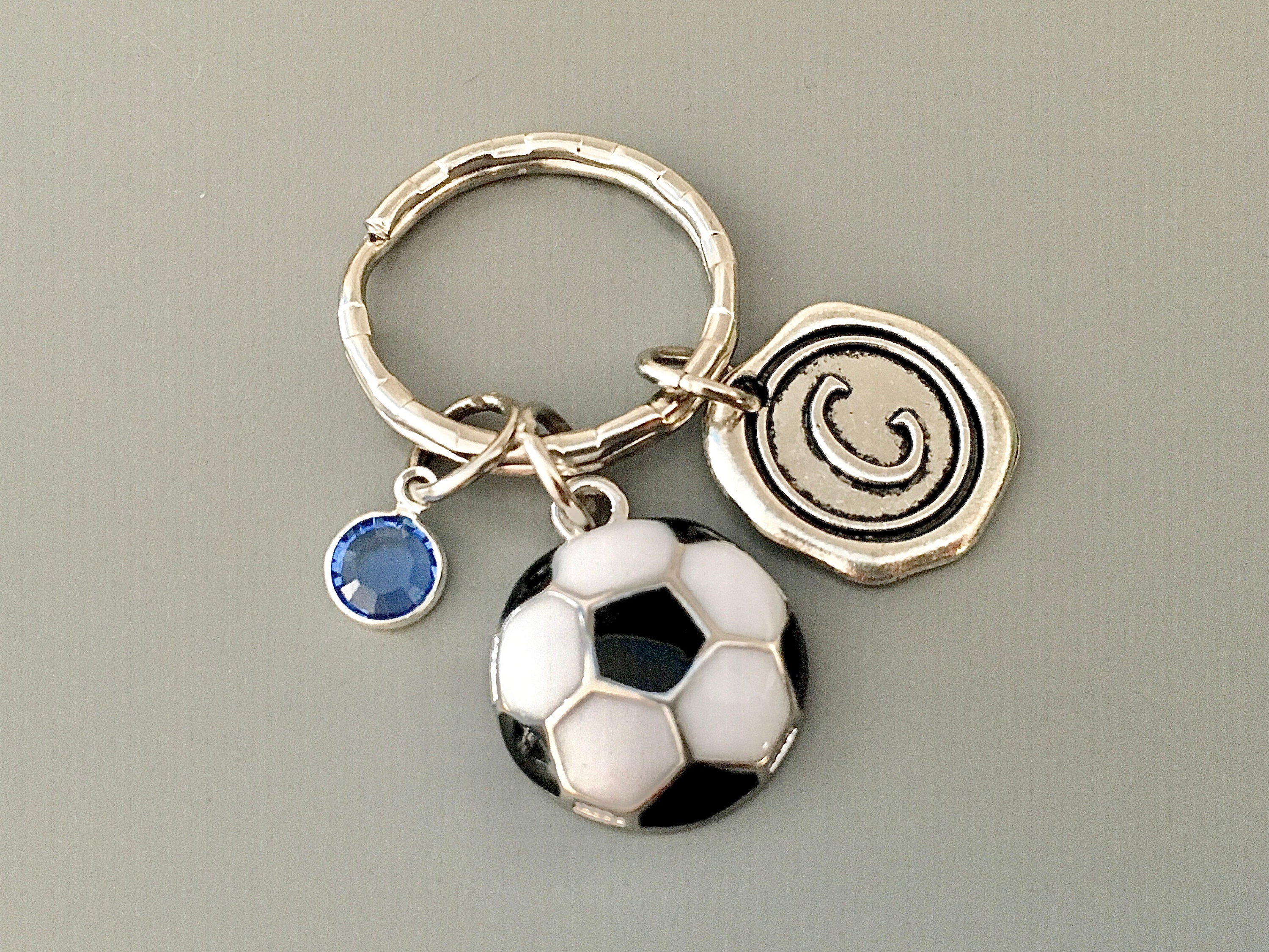 Soccer Gifts Bigger Soccer Ball Keychain Soccer Key Chain Soccer Coach ...