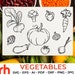 Vegetables SVG, Farm Fresh Cut File, Farmers Market DXF, Farmhouse ...