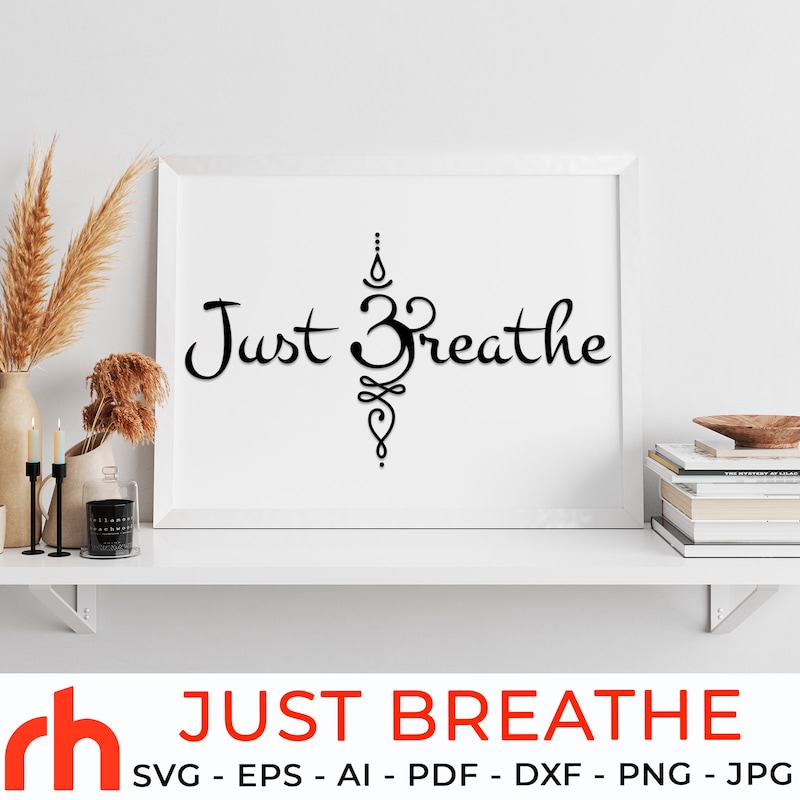 Just Breathe Tattoo - Etsy
