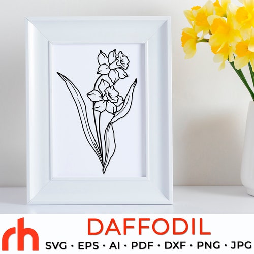 Violet SVG February Flower Cut File - Etsy