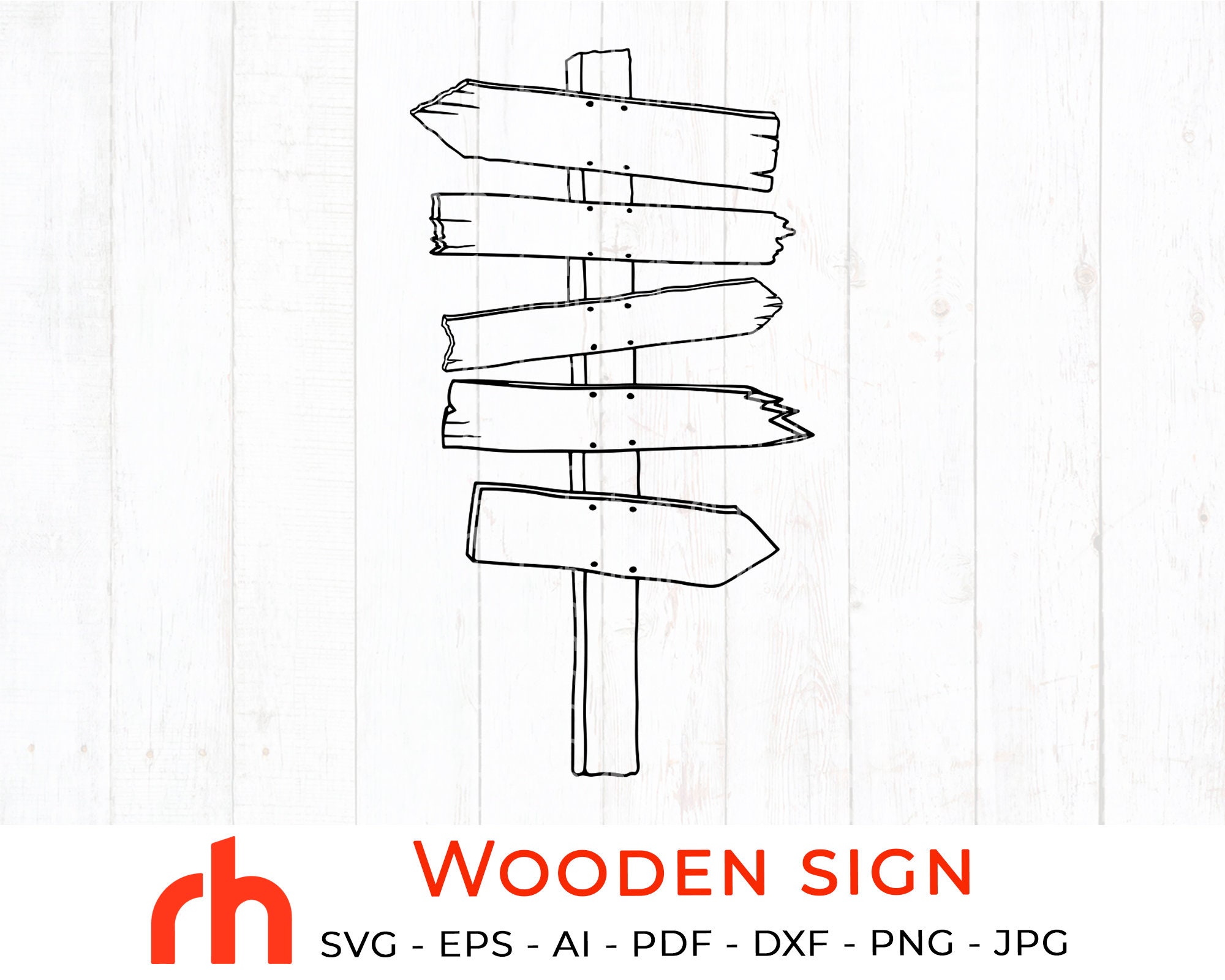 Street sign svg Wooden sign svg Vintage sign svg | Etsy
