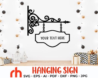 Wrought Iron Style Sign Bracket DXF Cut File for CNC Plasma/laser ...