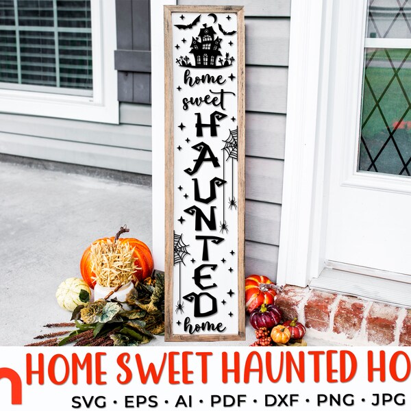 Haunted House Porch Sign - Etsy
