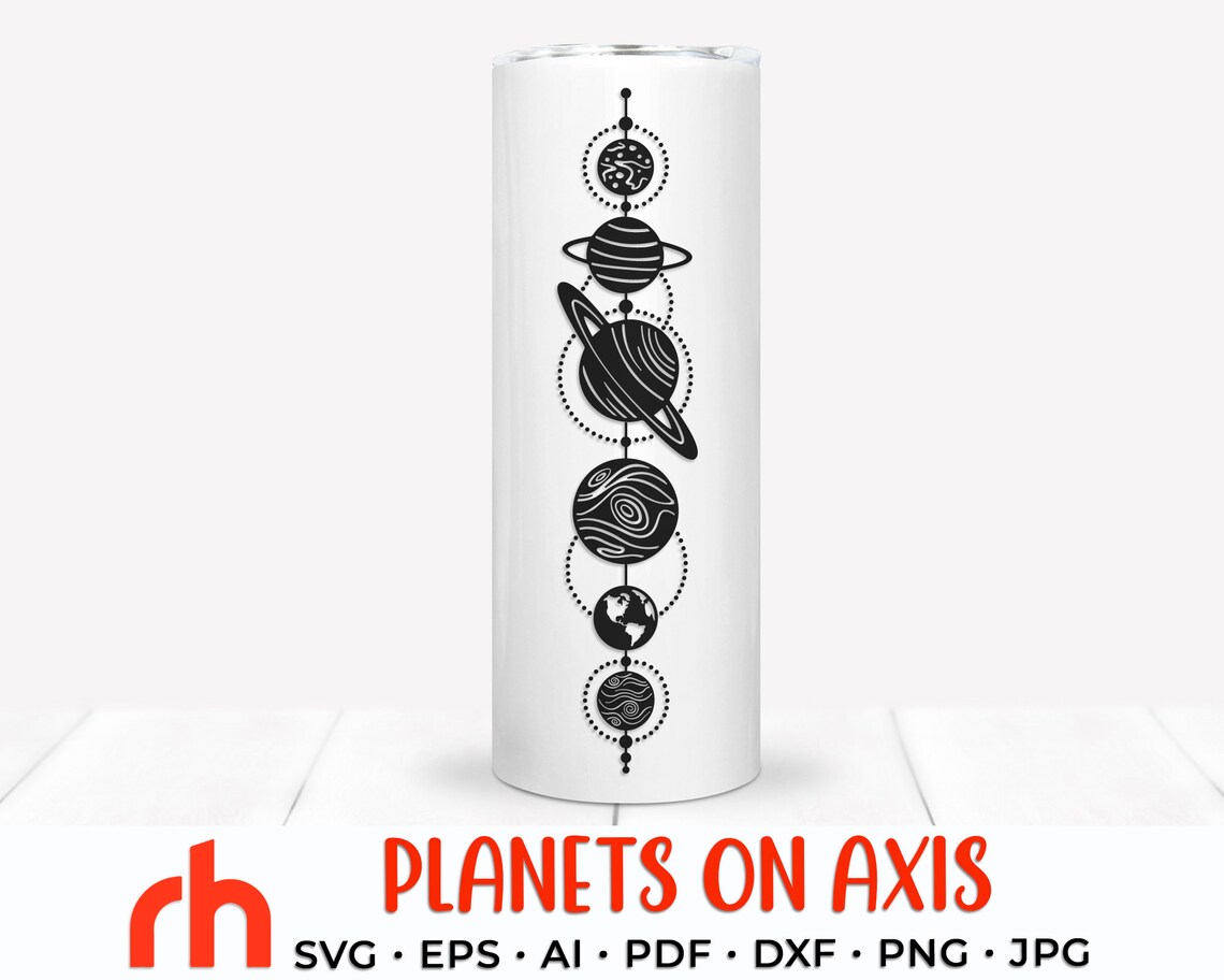Parade of Planets SVG Solar System DXF Outer Space Cut File - Etsy