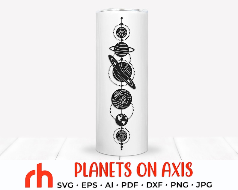 Parade of Planets SVG Solar System DXF Outer Space Cut File - Etsy