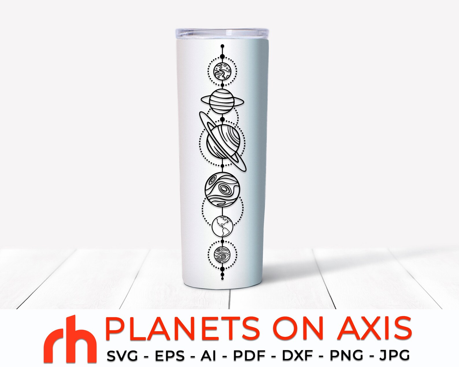 Space Theme SVG Bundle Solar System Cut File Planets on Axis - Etsy