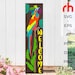 Parrot Welcome SVG, Layered Porch Sign Cut File, Summer Sitter DXF ...
