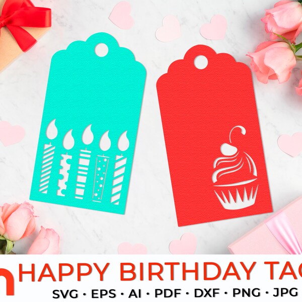 Red Gift Tags - Etsy