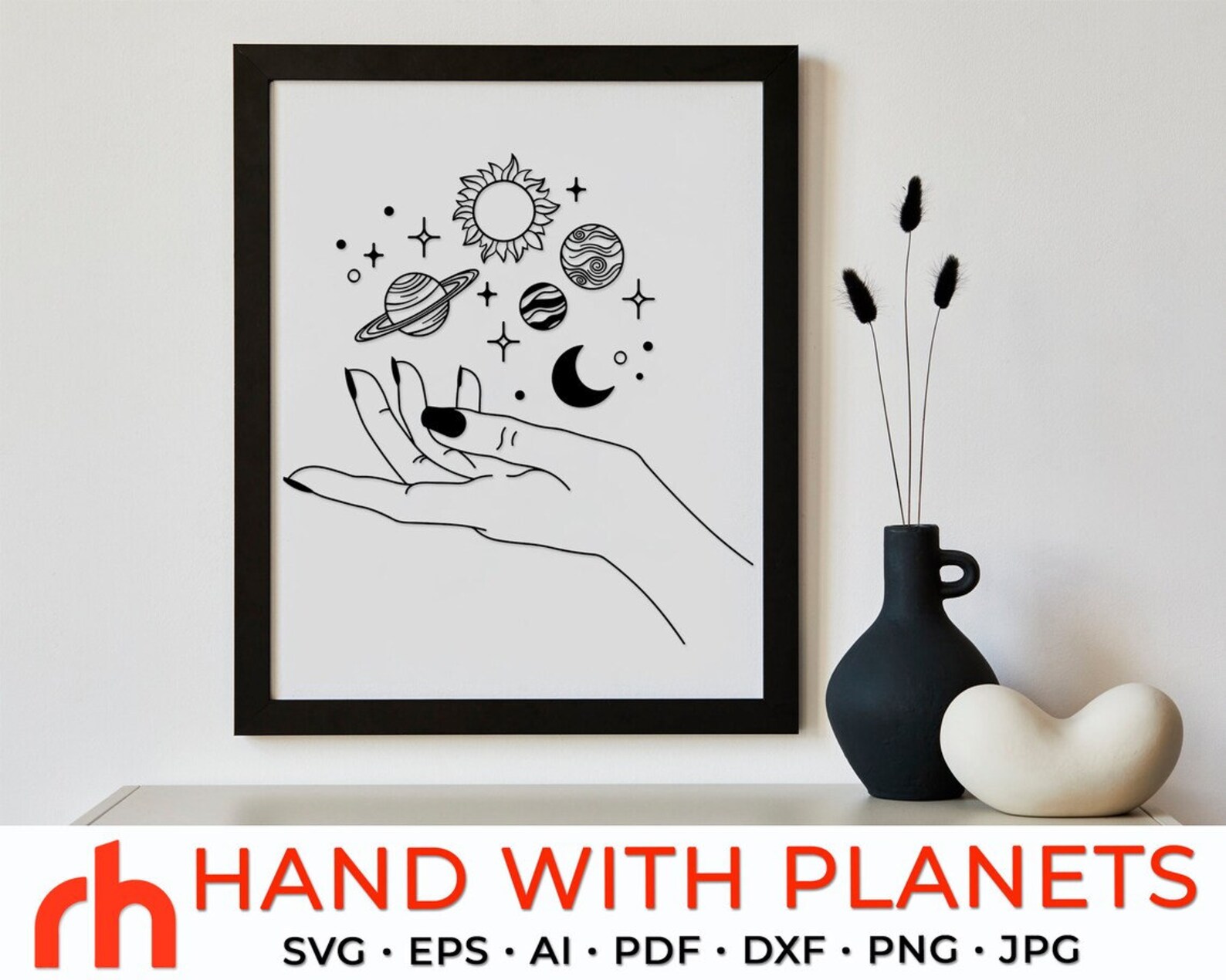 Space Theme SVG Bundle Solar System Cut File Planets on Axis - Etsy