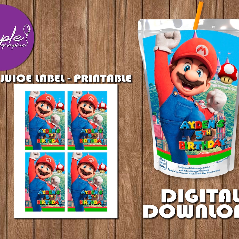 Super Mario Drink Bottle - Etsy