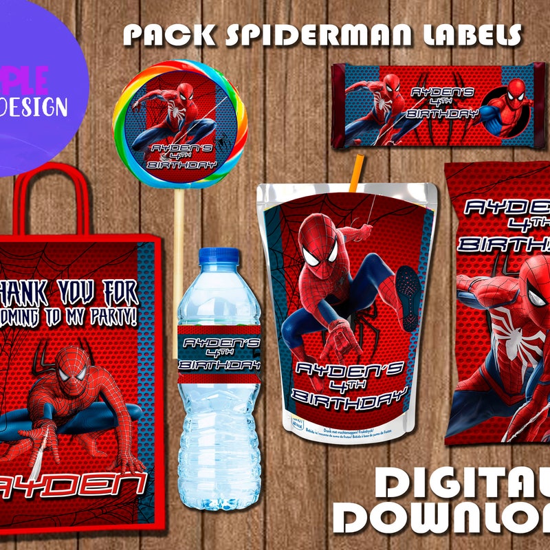 Spiderman Party - Etsy