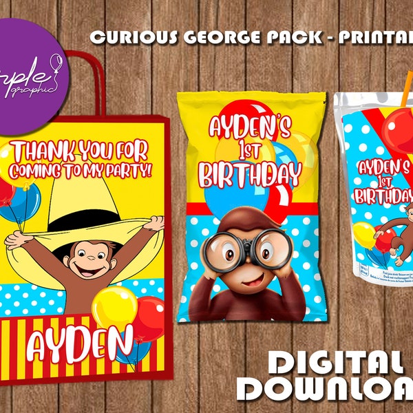 Curious George Decor - Etsy