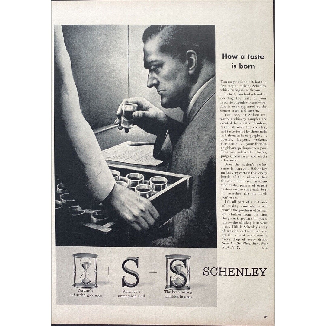 1953 Colgate Ammoniated Tooth Powder Vintage Magazine Print Ad Schenley ...