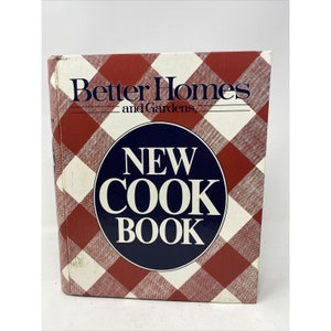 Better Homes & Gardens Red Check New Cook Book in Binder 9th Edition ...