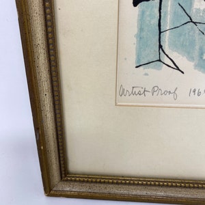 Ralph A Misiak Original Serigraph Print Signed 1969 Artist Proof the ...