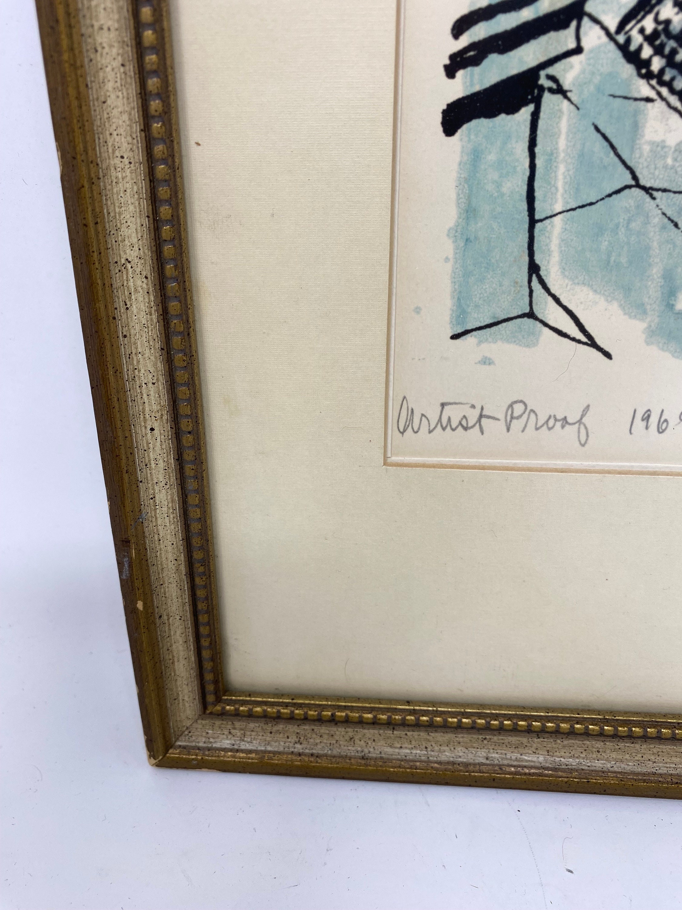 Ralph A Misiak Original Serigraph Print Signed 1969 Artist Proof the ...