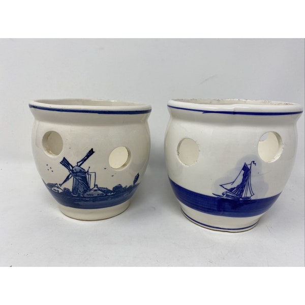 Delft Blue Planter - Etsy