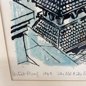 Ralph A Misiak Original Serigraph Print Signed 1969 Artist Proof the ...