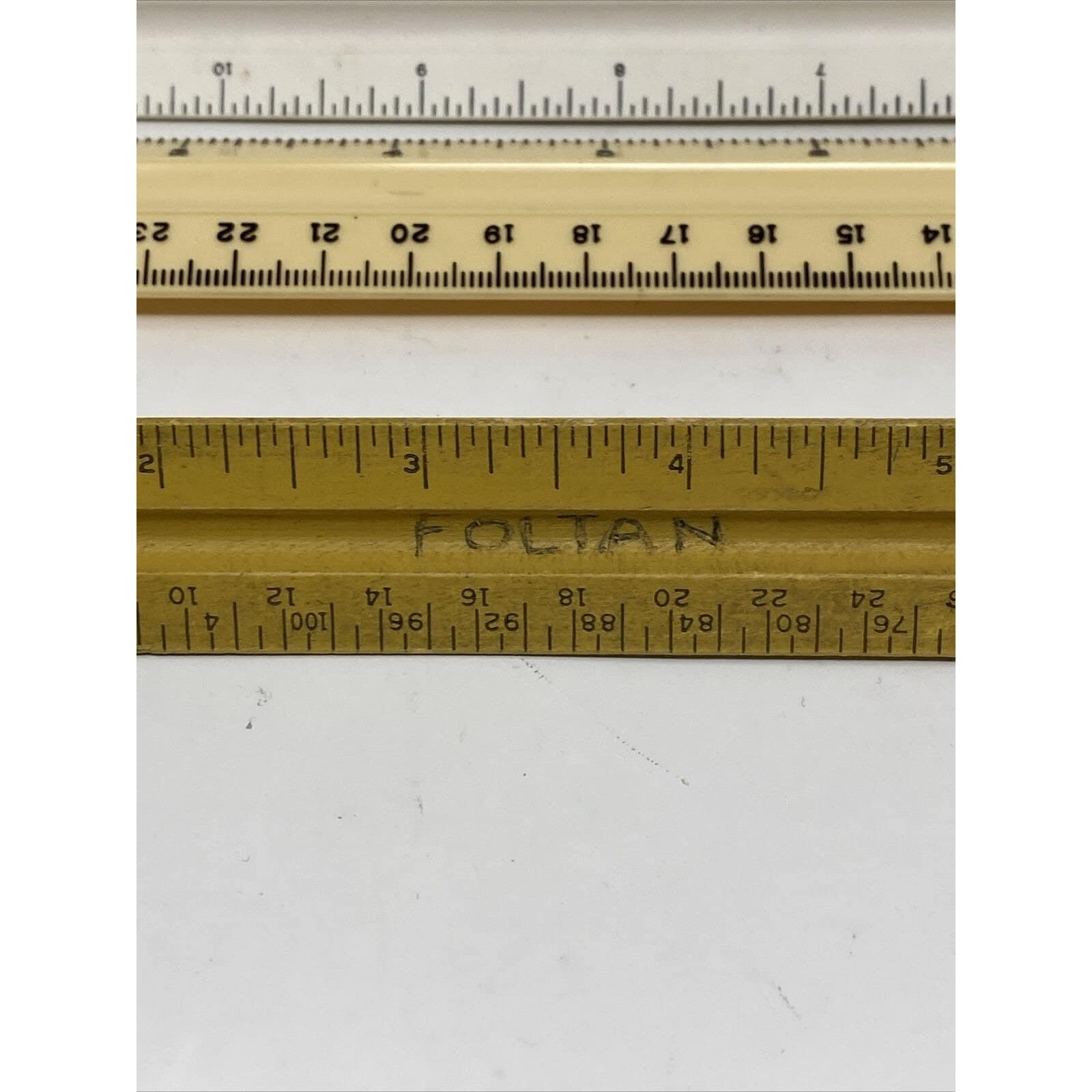 Lot 9 Vintage Architect Engineer Scale Triangular Rulers Staedtler ...