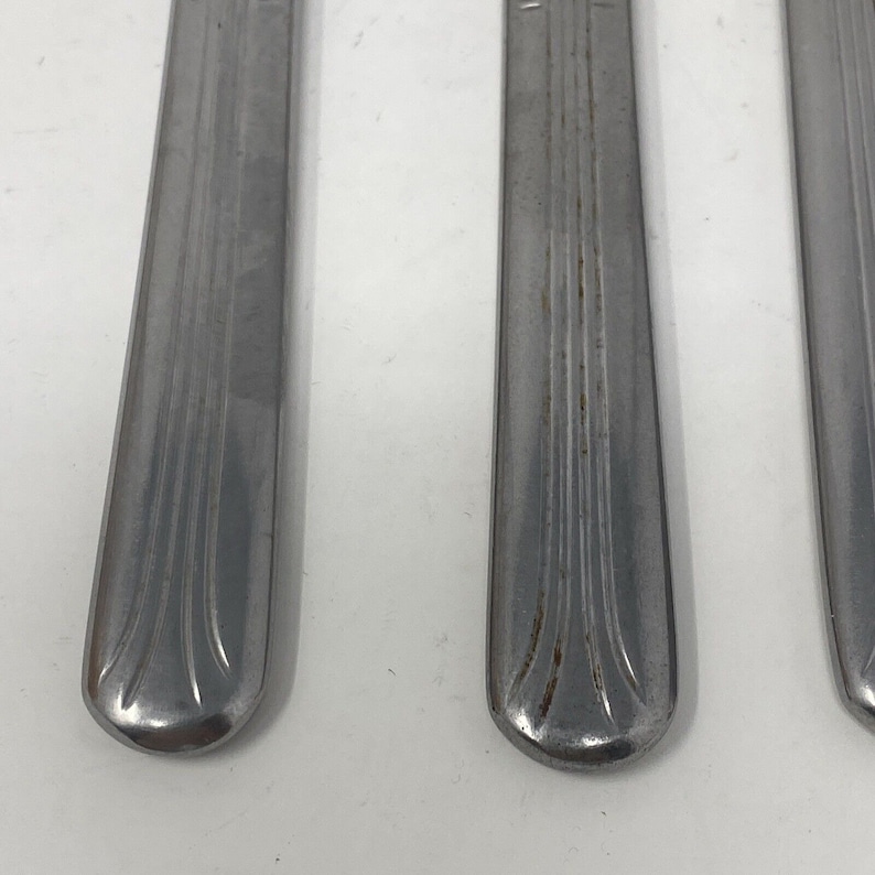 5 Silco International Empire Stainless USA Flatware Dinner Knives Set ...