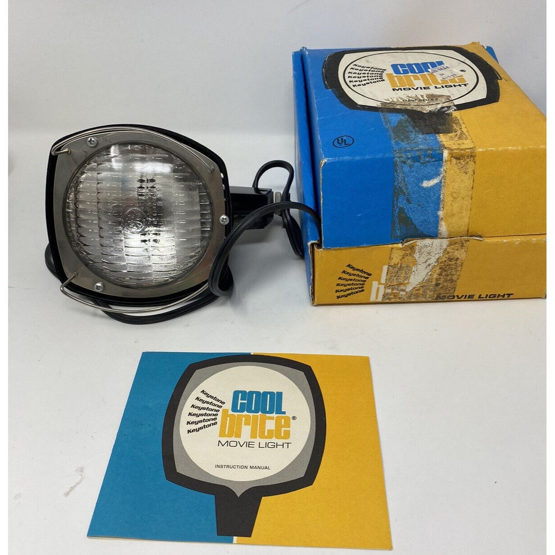 Vintage Keystone Cool Brite Movie Light for Super 8 Cameras Tested ...