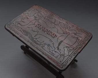 African Table Coffee Table Adinkra Tables From Ghana Hand Carved Wooden ...