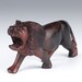 Small Hand Carved Lion / Wooden Lion Sculpture / Hand Carved Statue ...