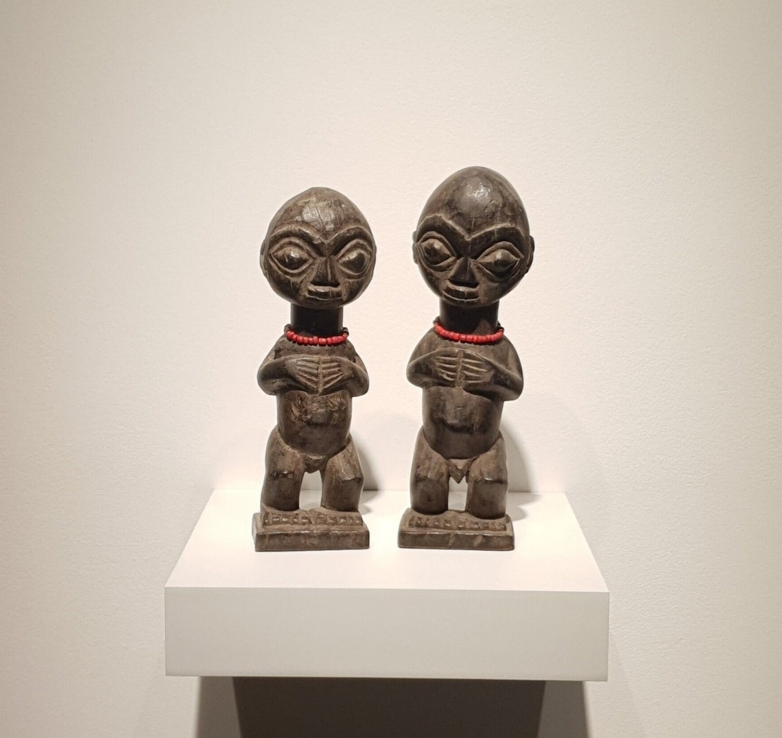 African Pygmy Sculptures, Cameroon. Male and Female Statues - Etsy UK