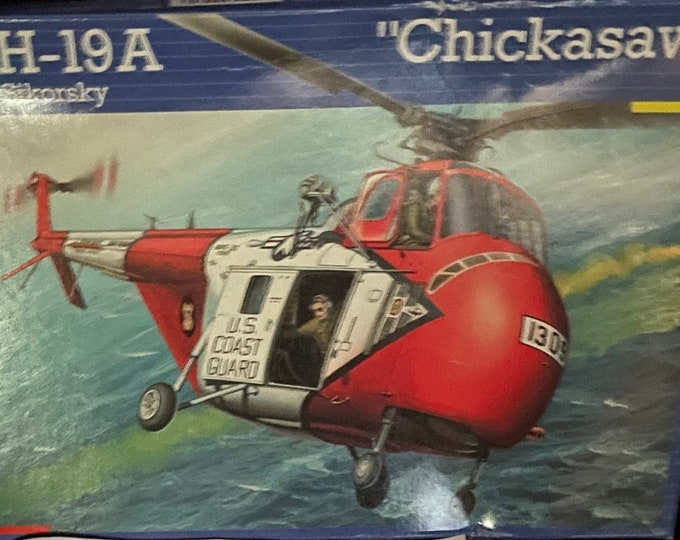 Revell H-19A Sikorsky chickasaw Helicopter Model Kit No 04460 W/eduard ...