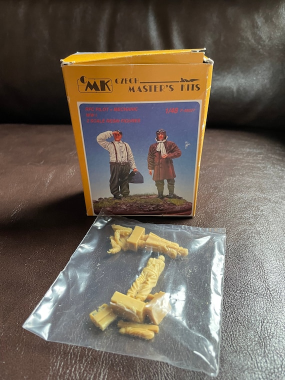 CZECH Master's Kits 1/48 Scale WWI Figures RFC Pilot and | Etsy