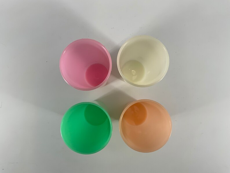 Set of Four Vintage Tupperware Drinking Glasses - Etsy