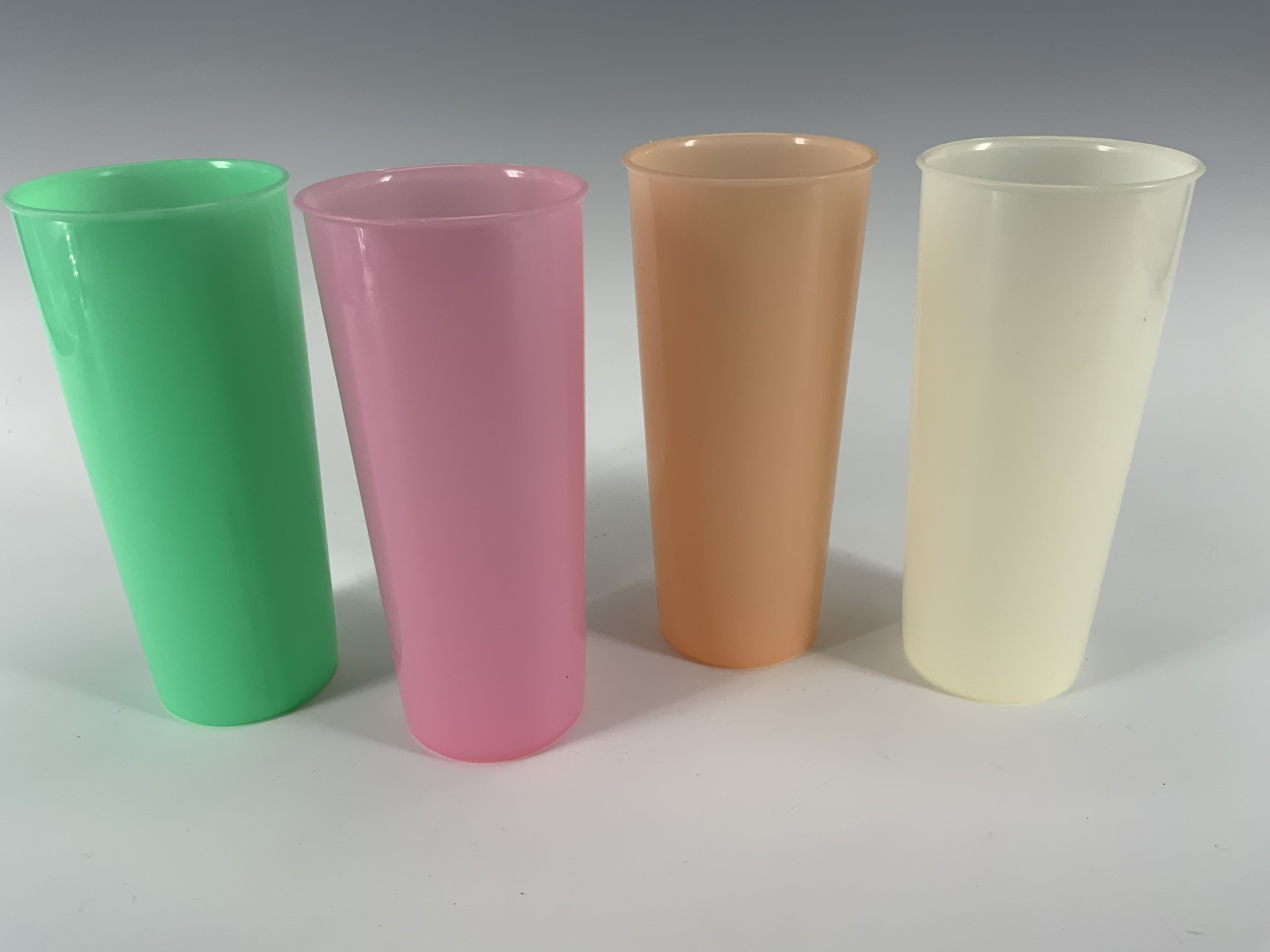 Set of Four Vintage Tupperware Drinking Glasses - Etsy