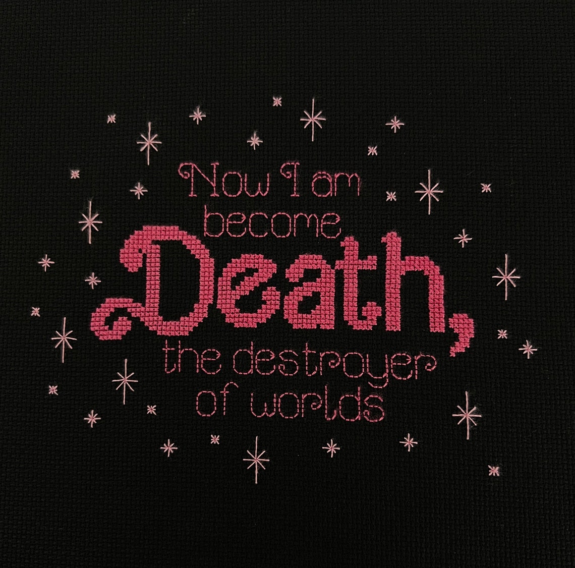 Now I Am... Cross Stitch Pattern PDF ONLY Blackwork Embroidery Inspired ...